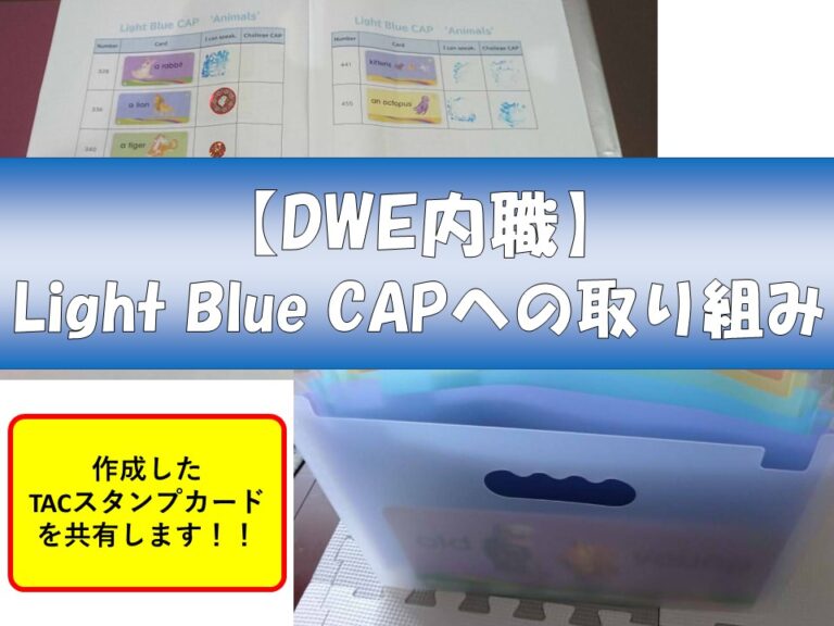 【DWE内職】Light Blue CAP（ライトブルーキャップ）の課題への取り組み｜家事・育児に悩むオトン（時々オカン）ブログ